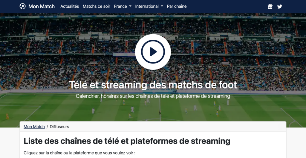 Mon-Match.com : le site ultime pour suivre vos matchs de foot